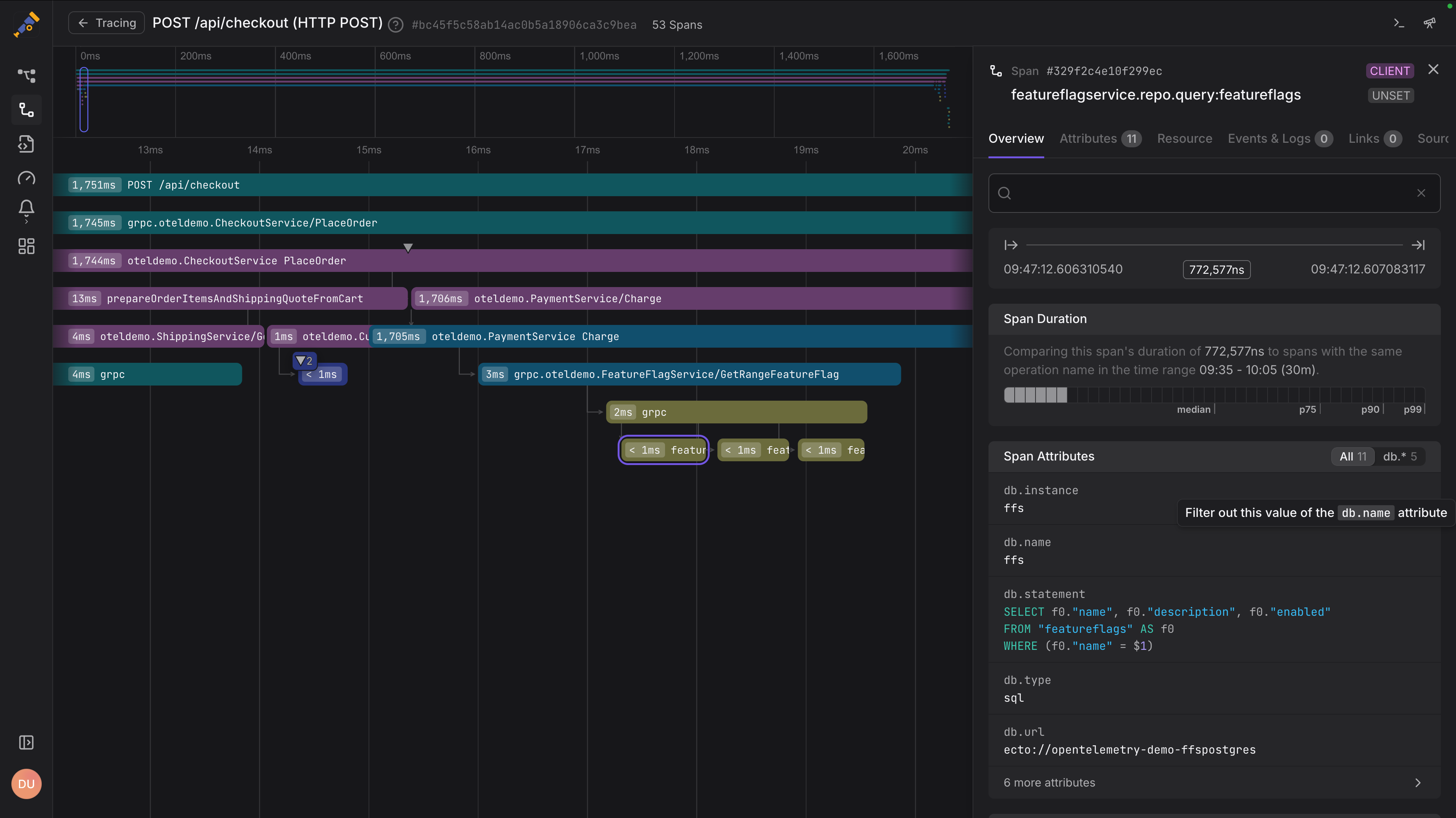 Tracing · Documentation · Dash0 Tracing · Documentation · Dash0