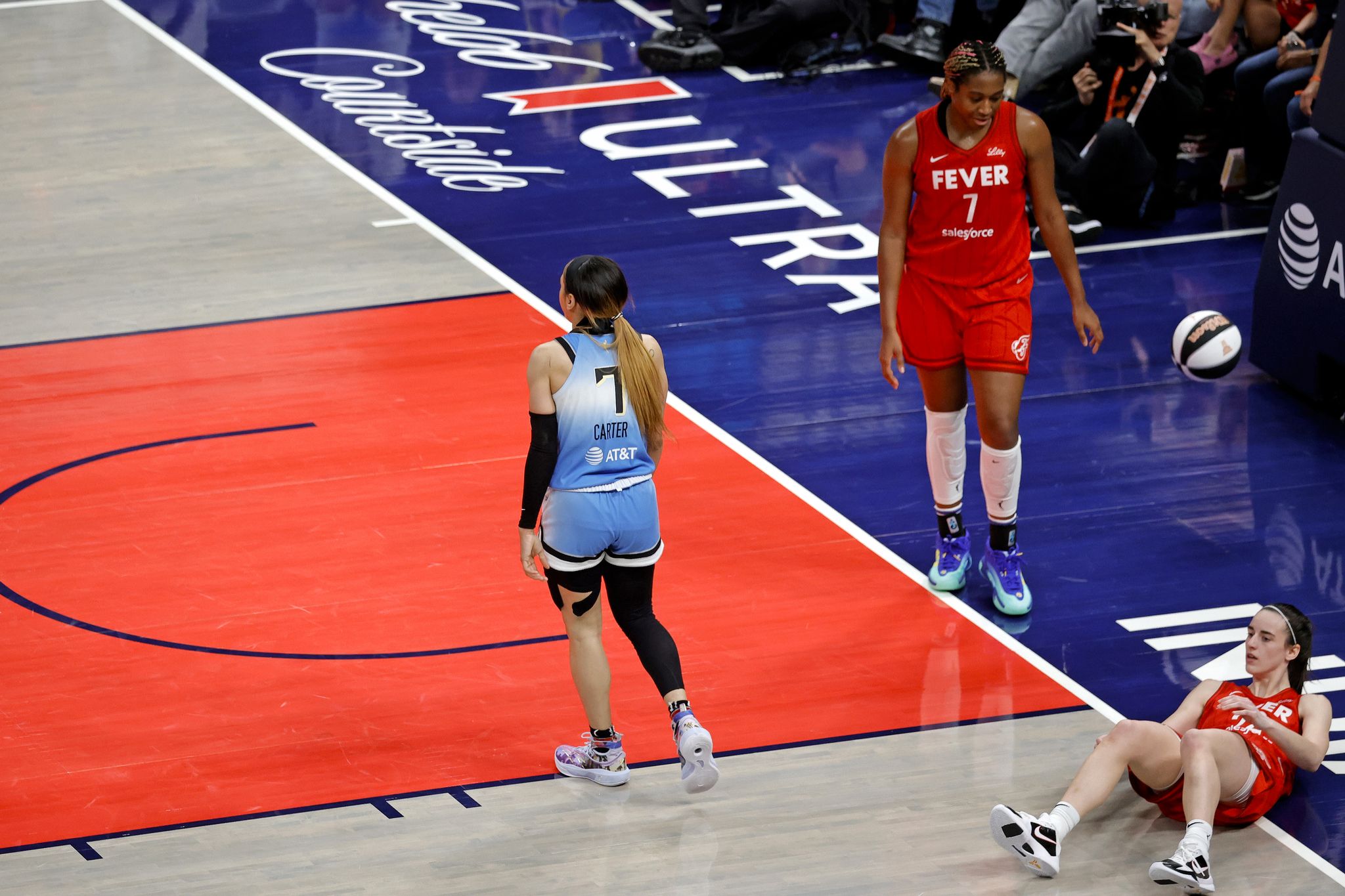 Controversial hard foul on the Indiana Fever’s Caitlin Clark dominates ...