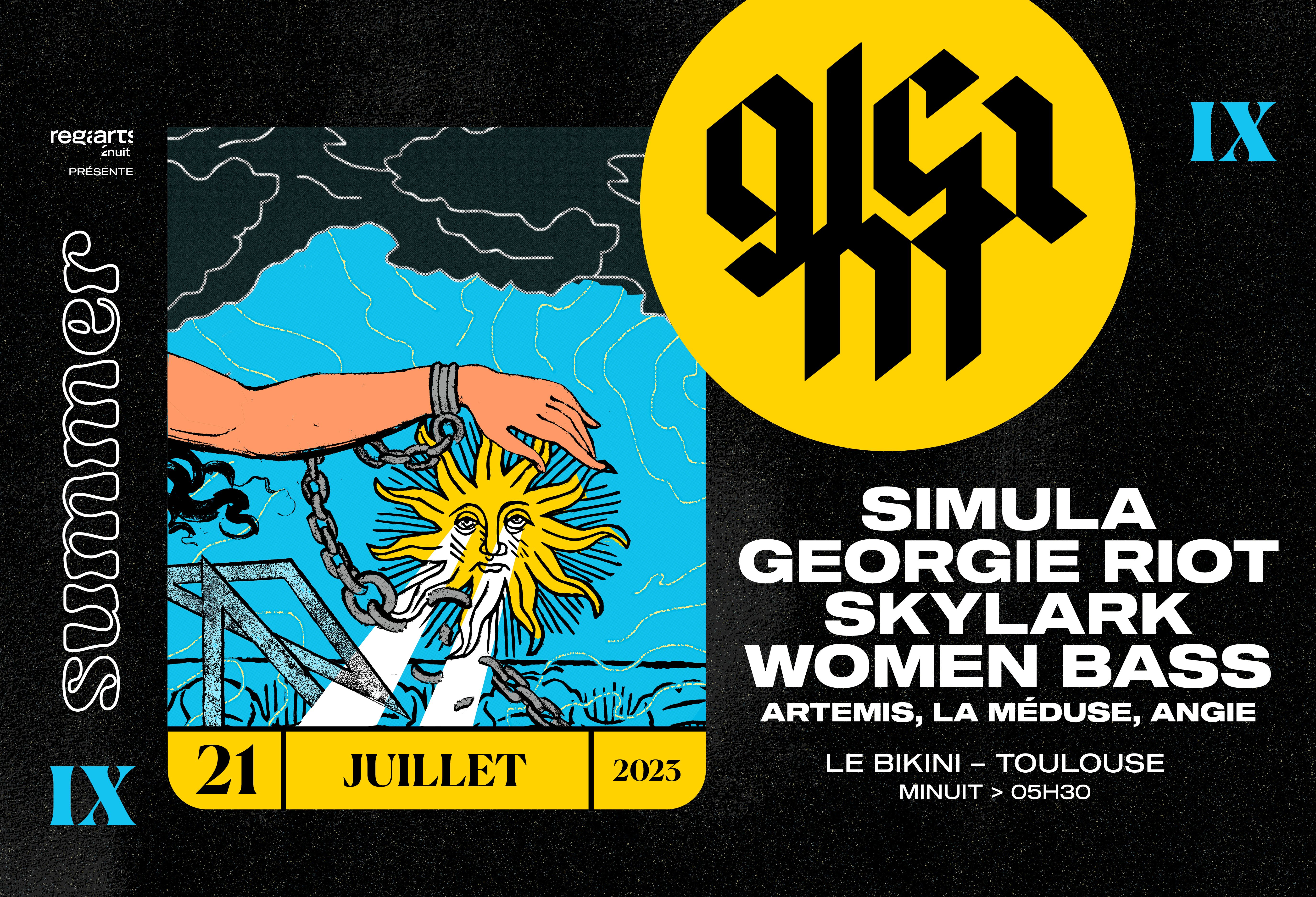 Vendredi 21 juillet 2023 : Summer Gleam : SIMULA + GEORGIE RIOT ...
