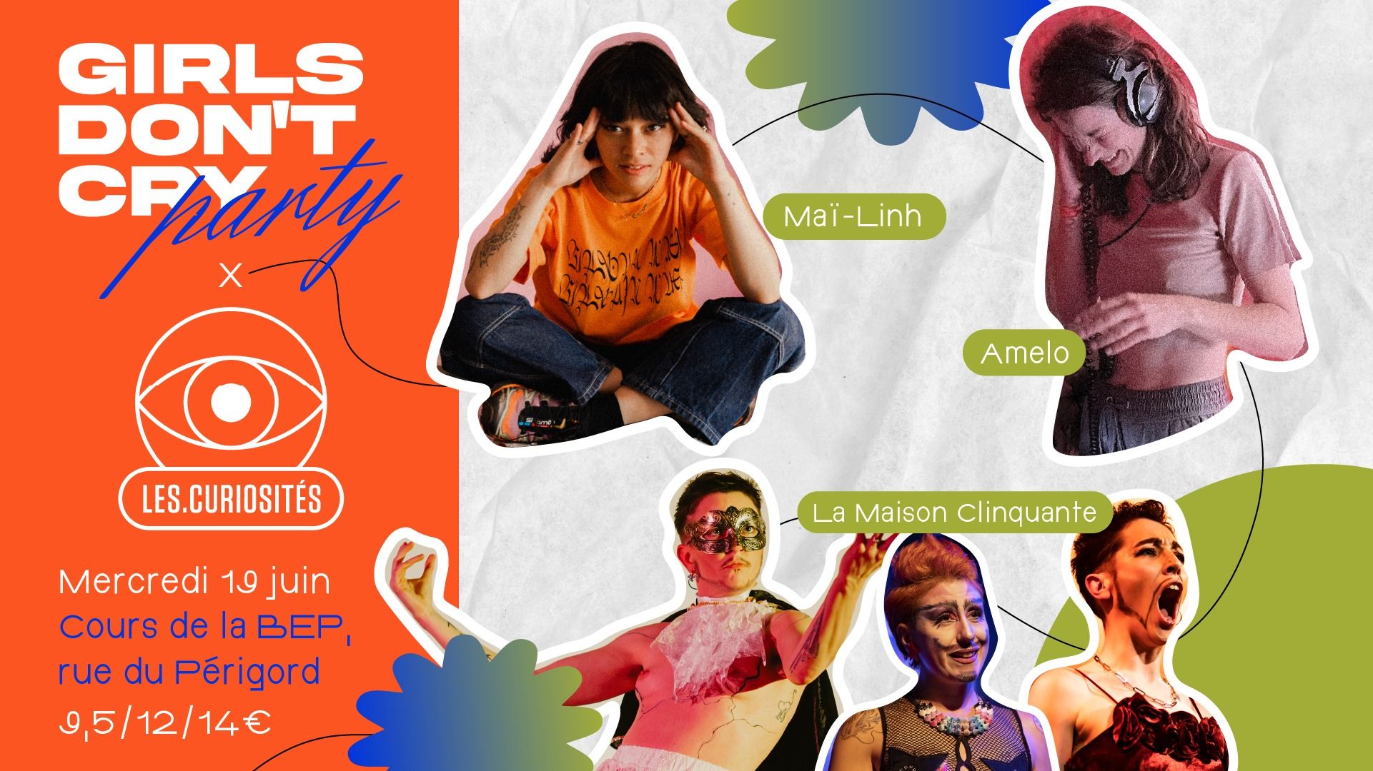 Mercredi 19 juin 2024 : Girls Don't Cry Party #22 : MAÏ -LINH + AMELO ...