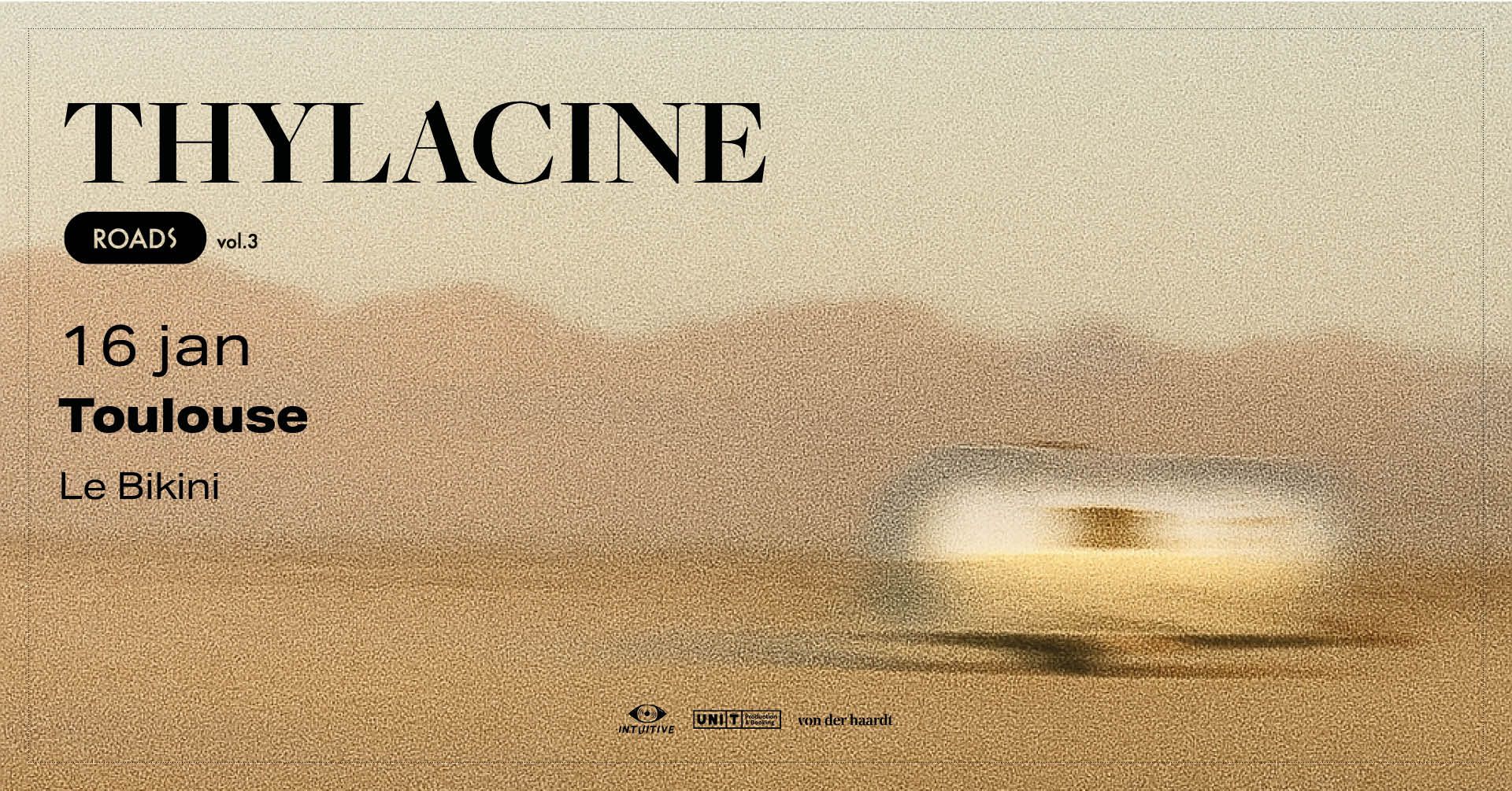 Vendredi 16 janvier 2026 : THYLACINE + VRAELL