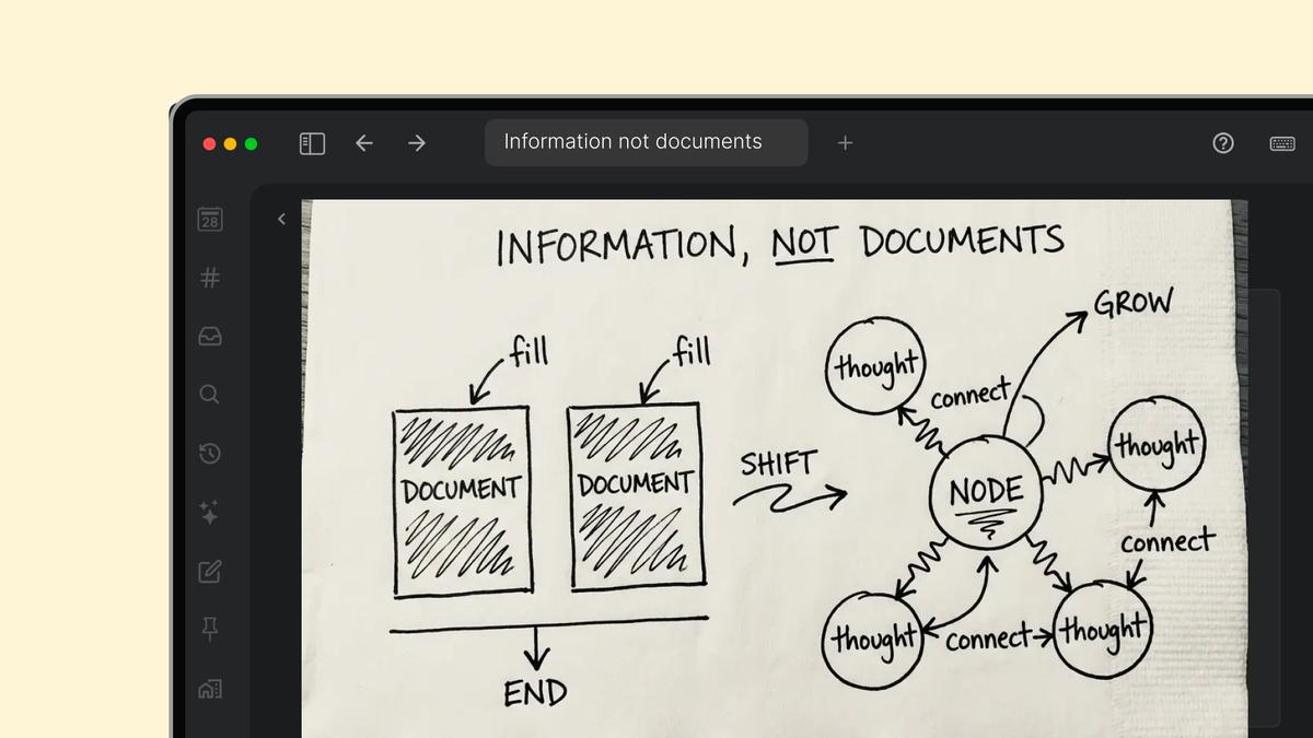 Knowledge Graph in Tana | Write Information, Not Documents