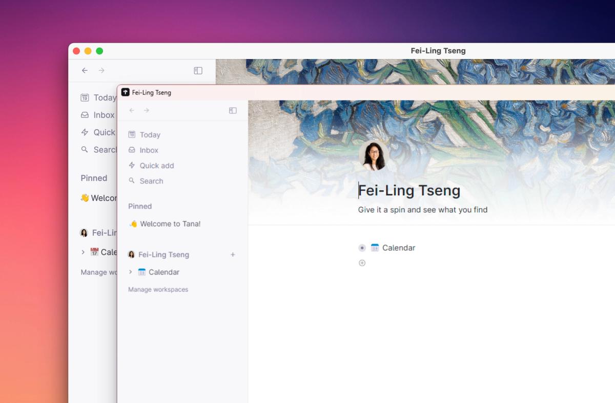 Tana Desktop App | Offline Work, MCP, Bot Free Meeting Notes, Tabs & Panels