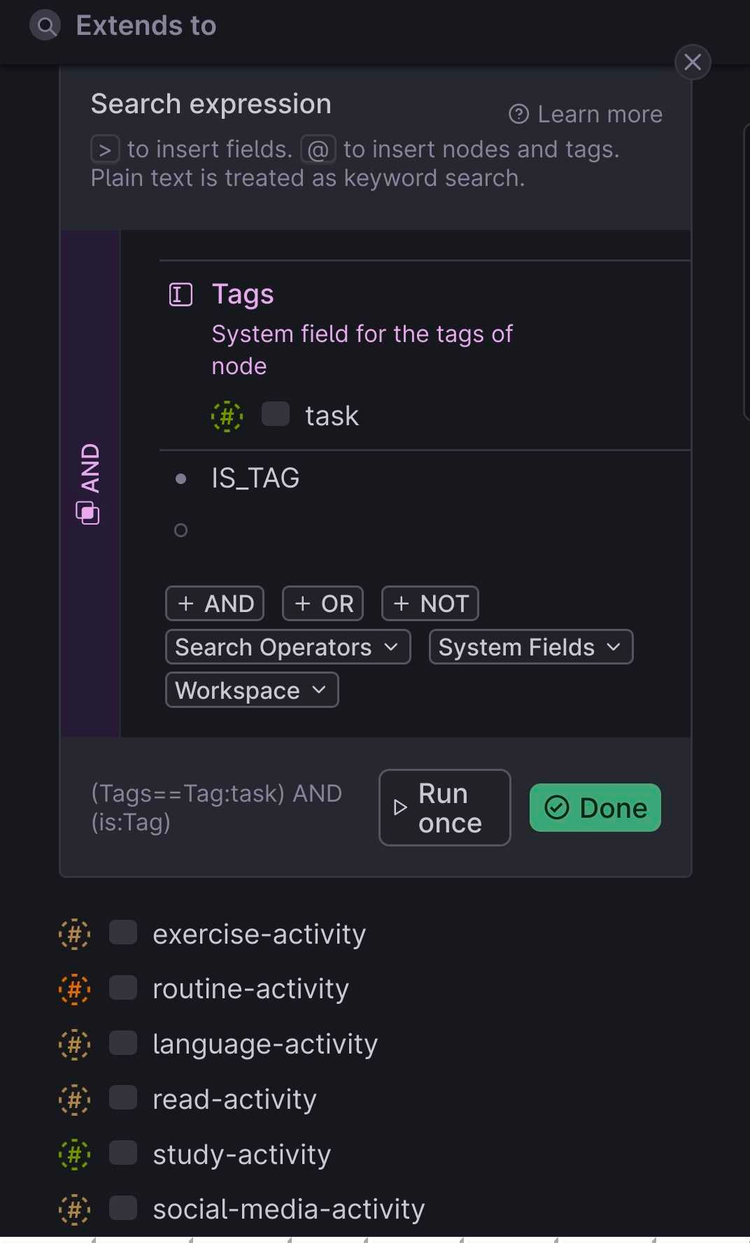 Supertags