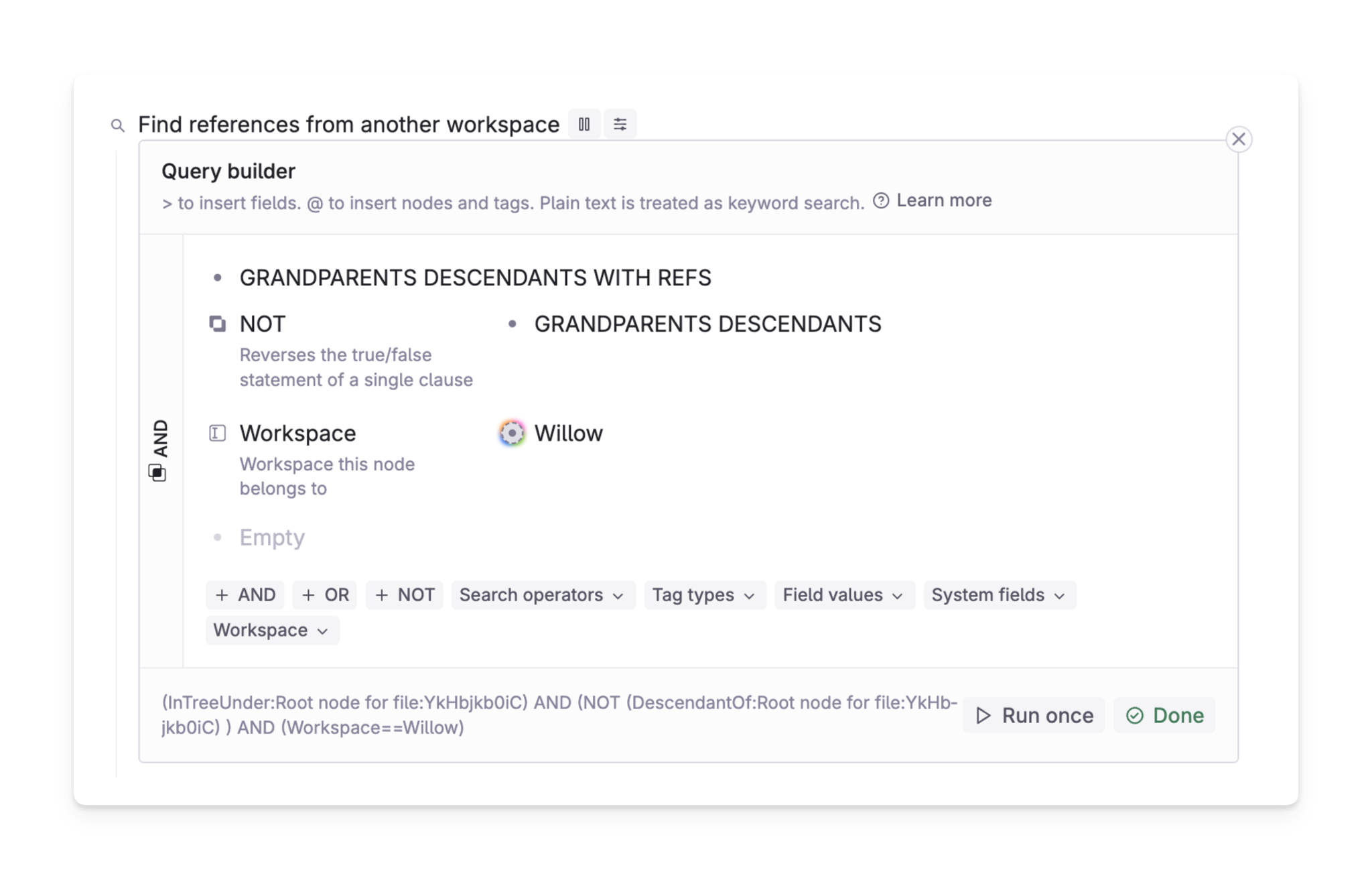 Nodes And References