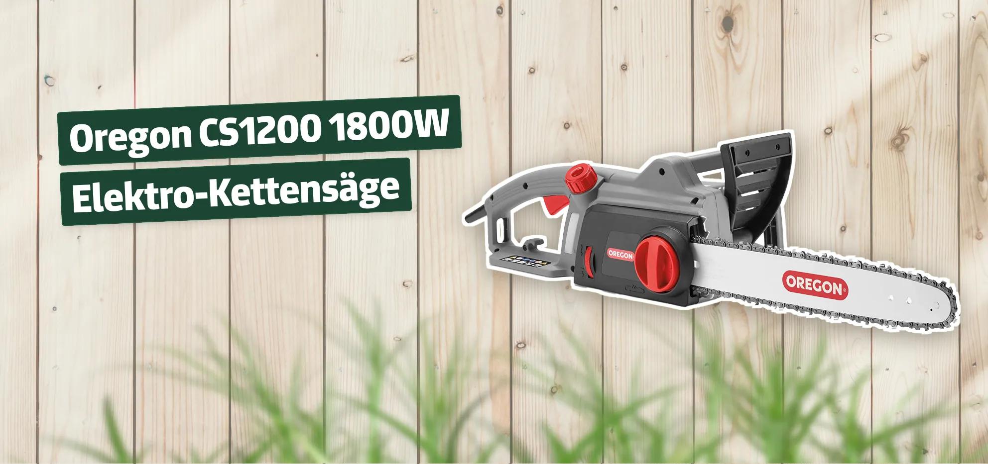 Oregon CS1200 1800W Elektro-Kettensäge Testbericht & Erfahrungen ...