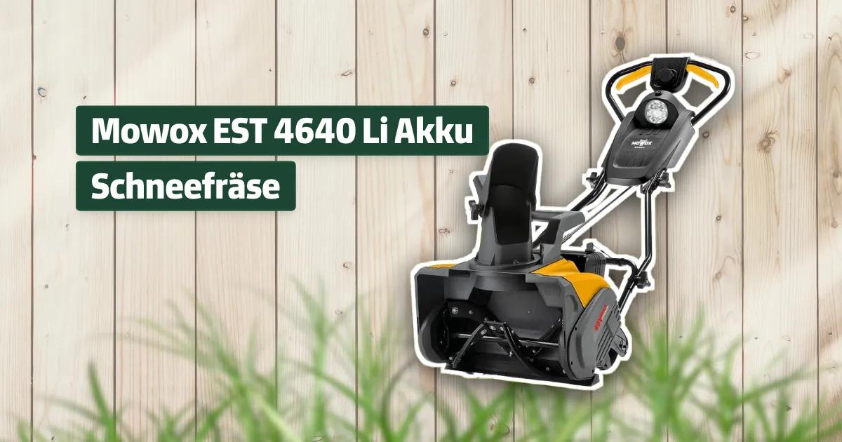 Mowox EST 4640 Li Akku Schneefräse Testbericht & Erfahrungen ...