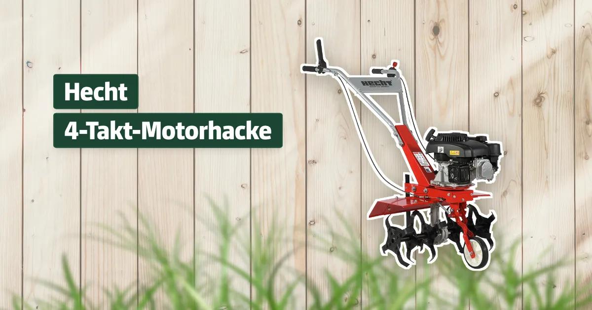Hecht 4-Takt Motorhacke im Test: Stark, schnell, robust