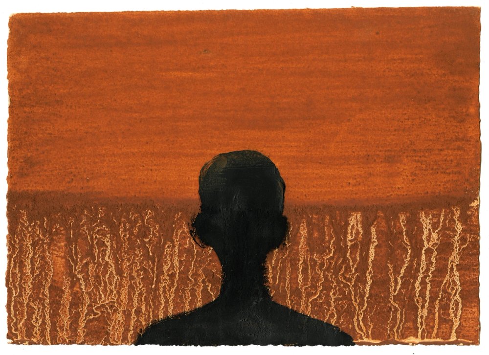 Red Earth – Drawing Series – Antony Gormley