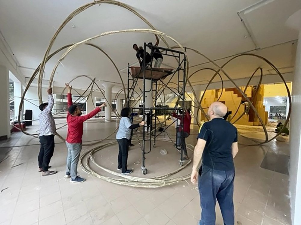 Turn, Dhaka Art Summit – Making – Antony Gormley