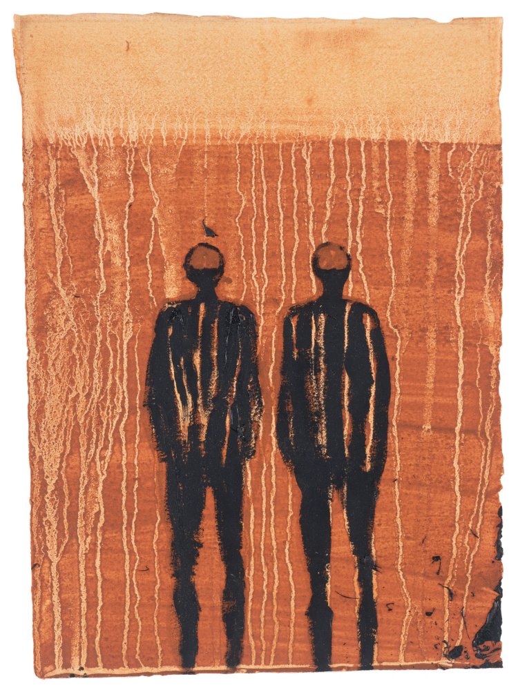 Red Earth – Drawing Series – Antony Gormley