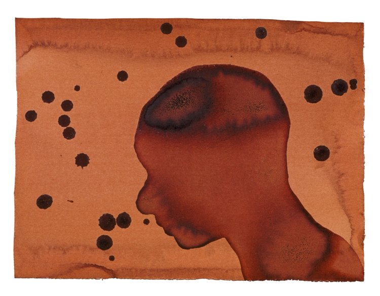 Aniline Dye – Drawing Series – Antony Gormley