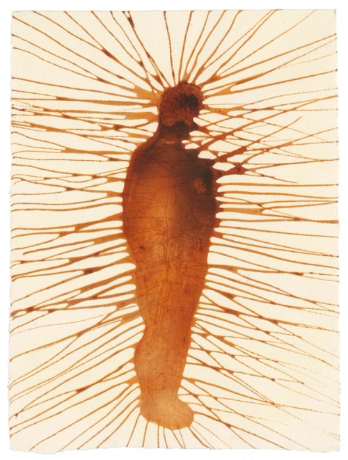 Aniline Dye – Drawing Series – Antony Gormley