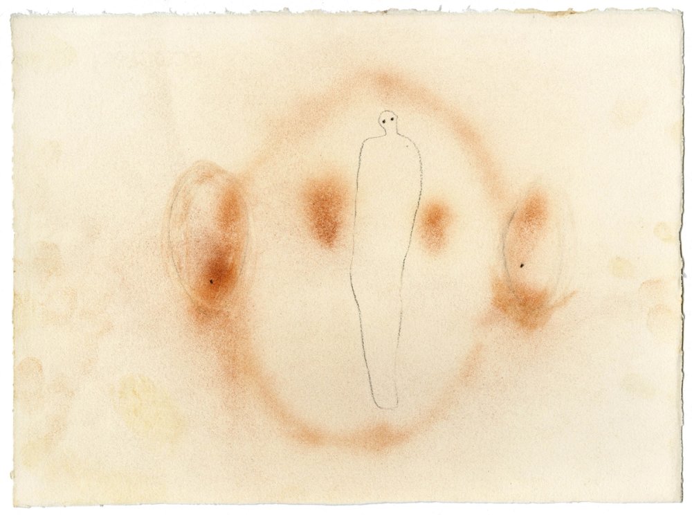 Early Red Earth – Drawing Series – Antony Gormley