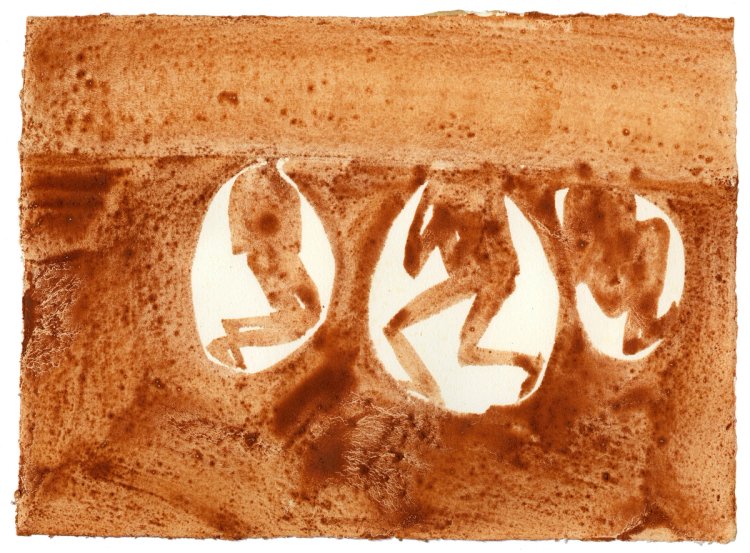 Loose Earth Drawings – Drawing Series – Antony Gormley