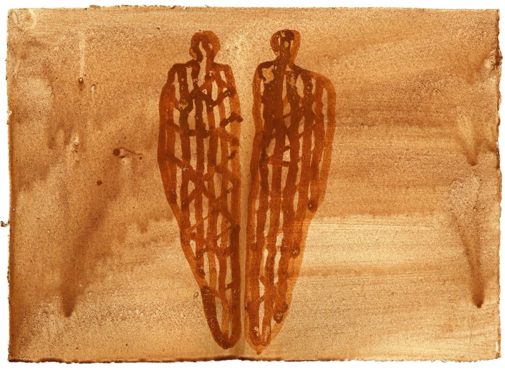 Red Earth – Drawing Series – Antony Gormley