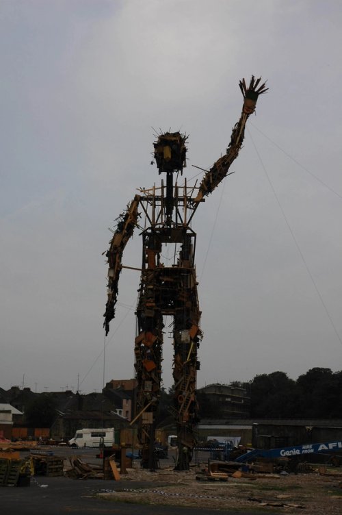 Waste Man, Margate – Making – Antony Gormley