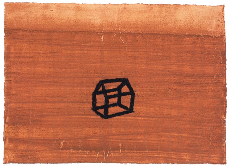 Red Earth – Drawing Series – Antony Gormley