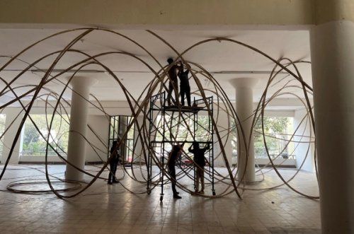 Turn, Dhaka Art Summit – Making – Antony Gormley