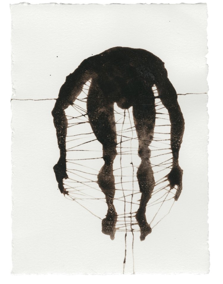 Inkcap Drawings – Drawing Series – Antony Gormley