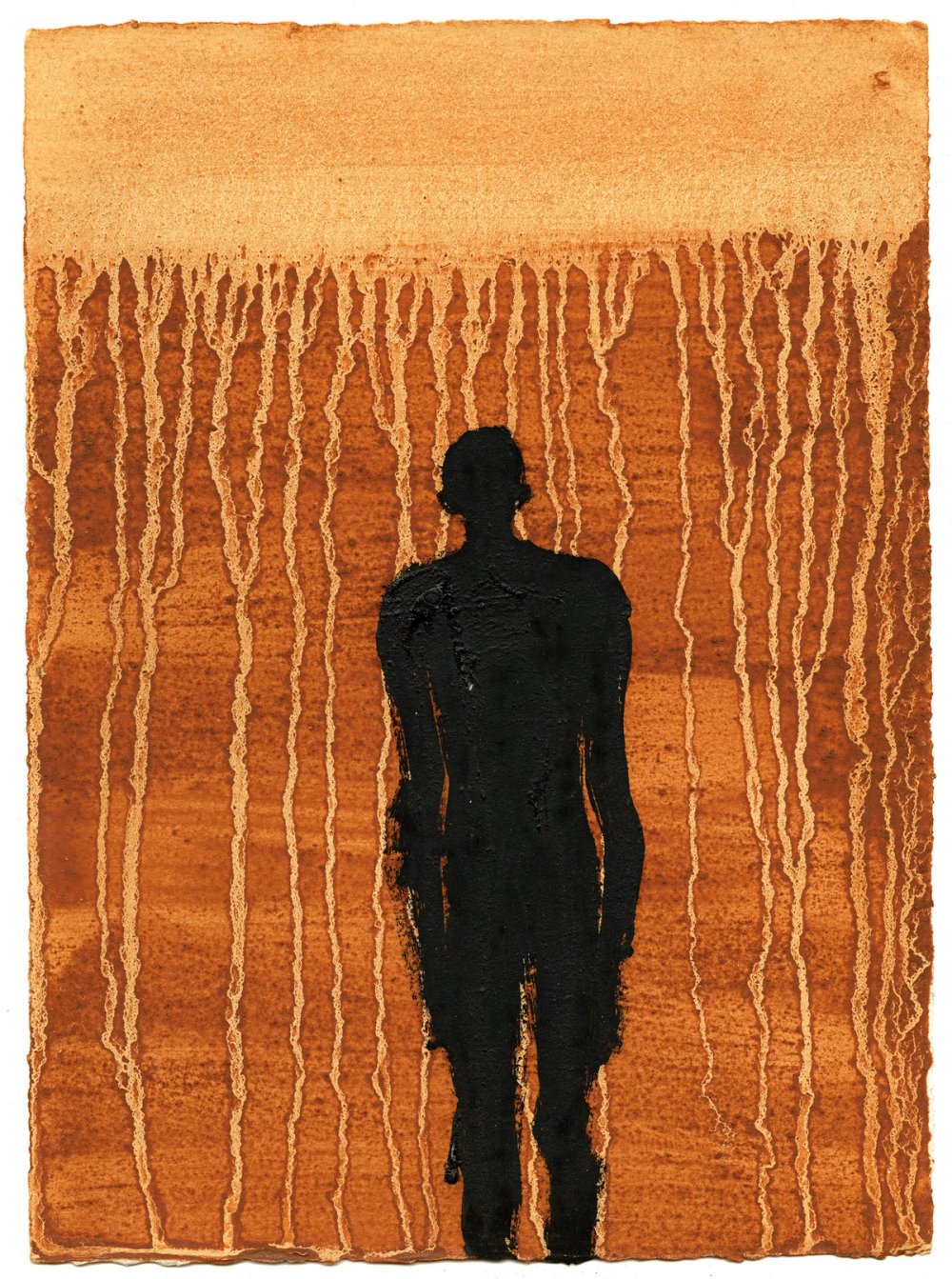 Red Earth – Drawing Series – Antony Gormley