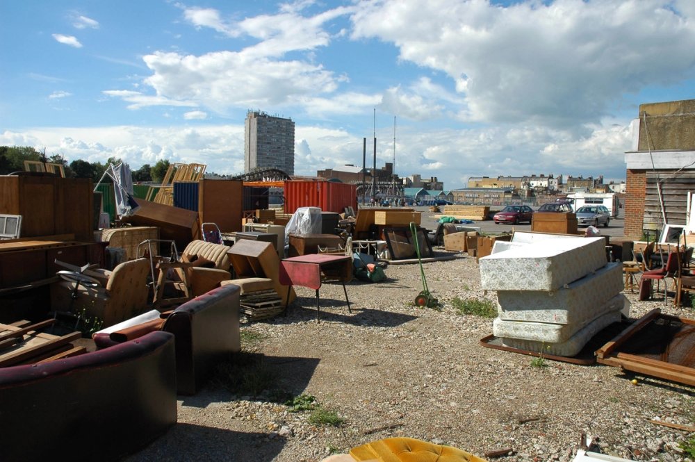 Waste Man, Margate – Making – Antony Gormley