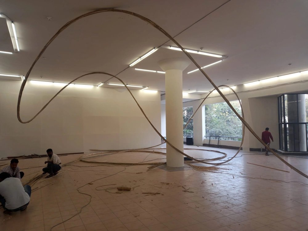 Turn, Dhaka Art Summit – Making – Antony Gormley