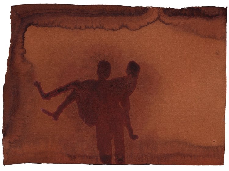 Aniline Dye – Drawing Series – Antony Gormley