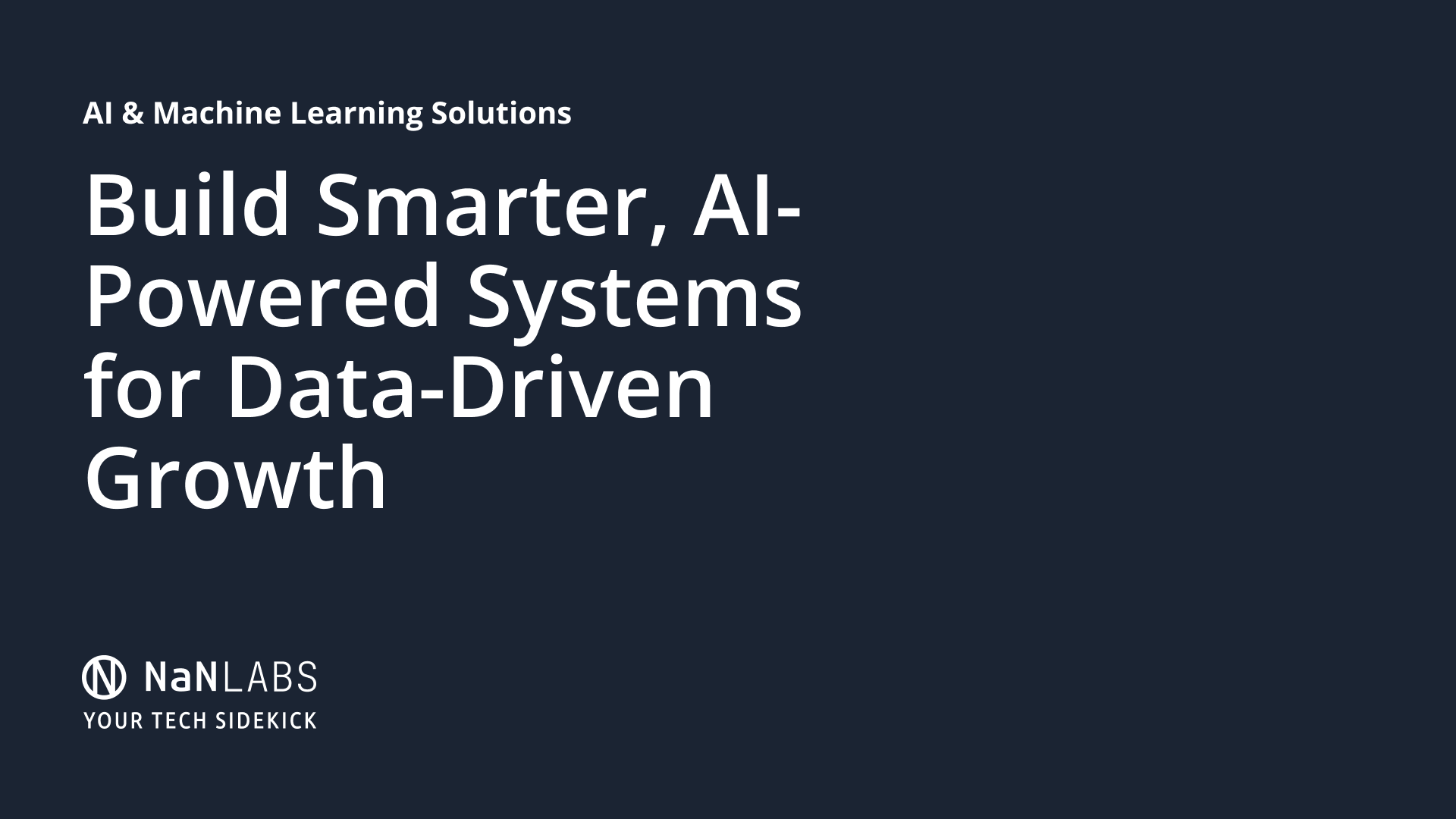 Applied AI & Machine Learning | NaNLABS