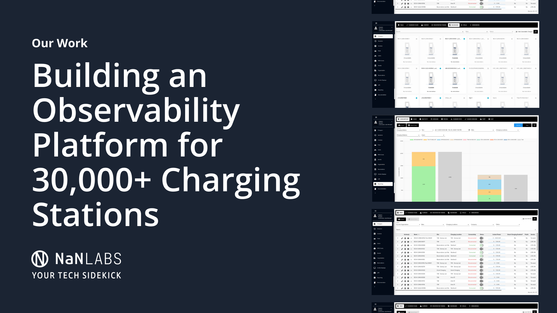 Our Work - EV Charging Network | NaNLABS