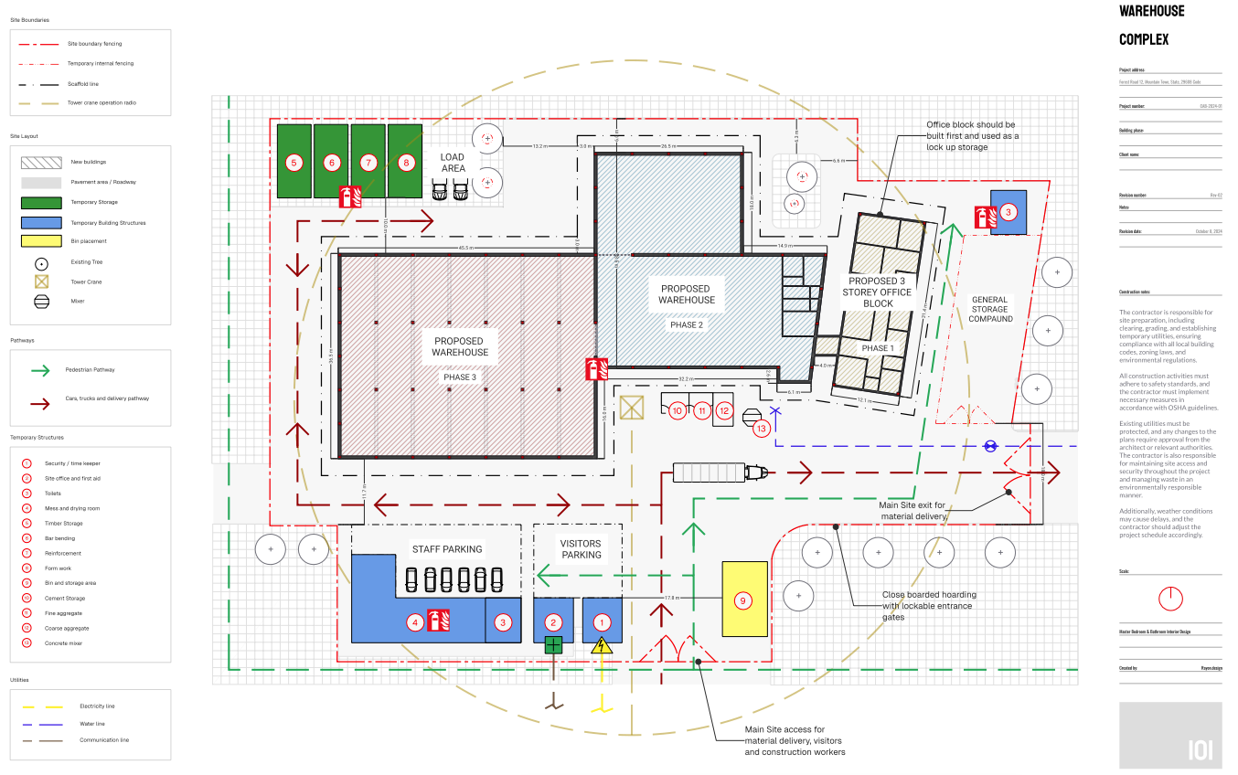 Warehouse Construction Plan | Rayon