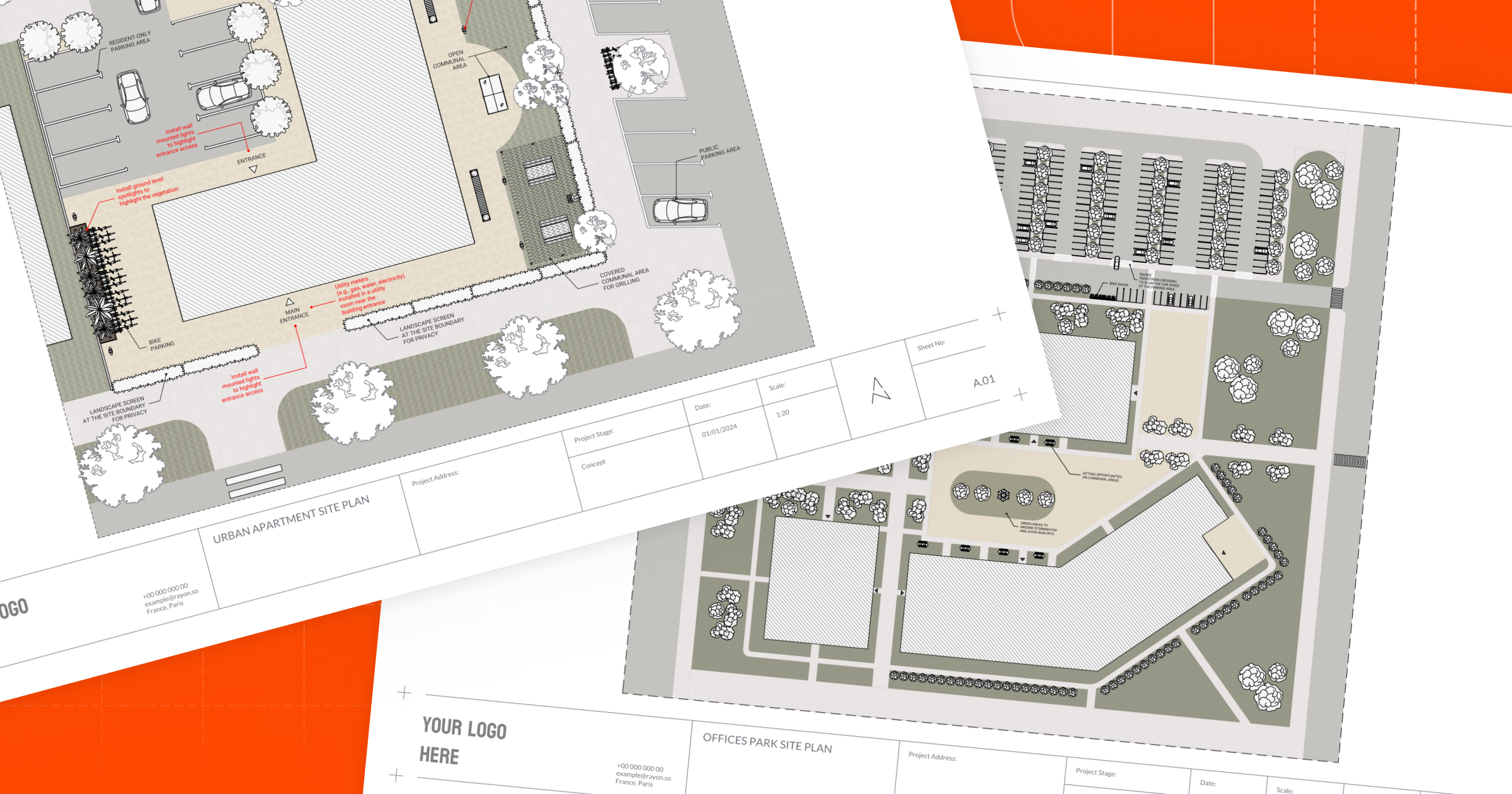 How to make a site plan? | Rayon