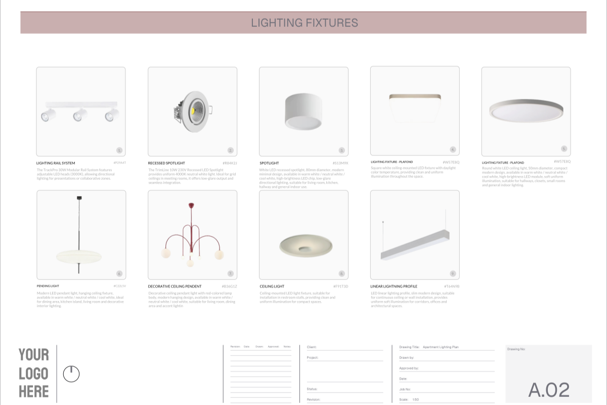 Office Lighting Plan | Rayon