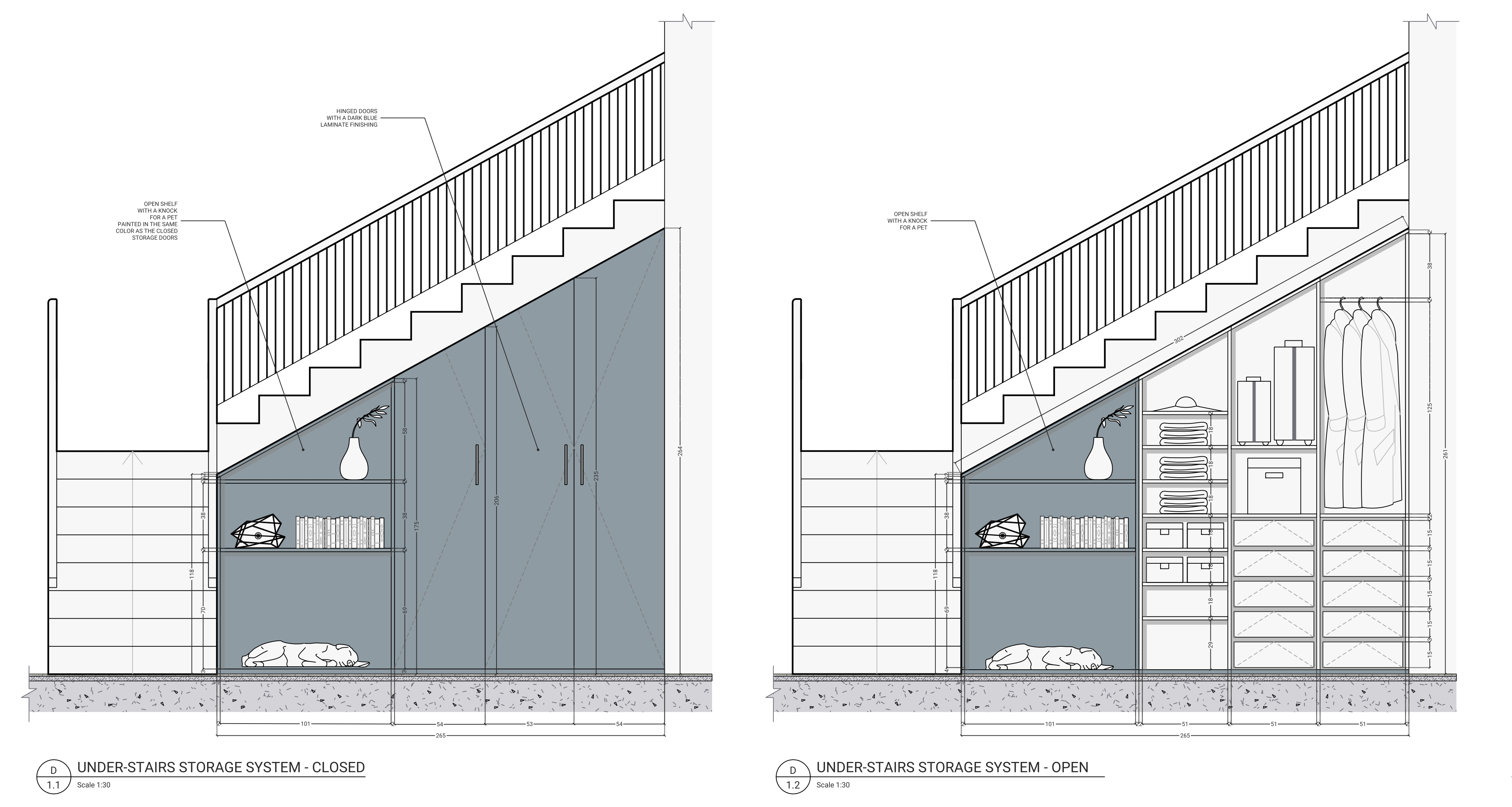 Under-Stairs Storage System | Rayon