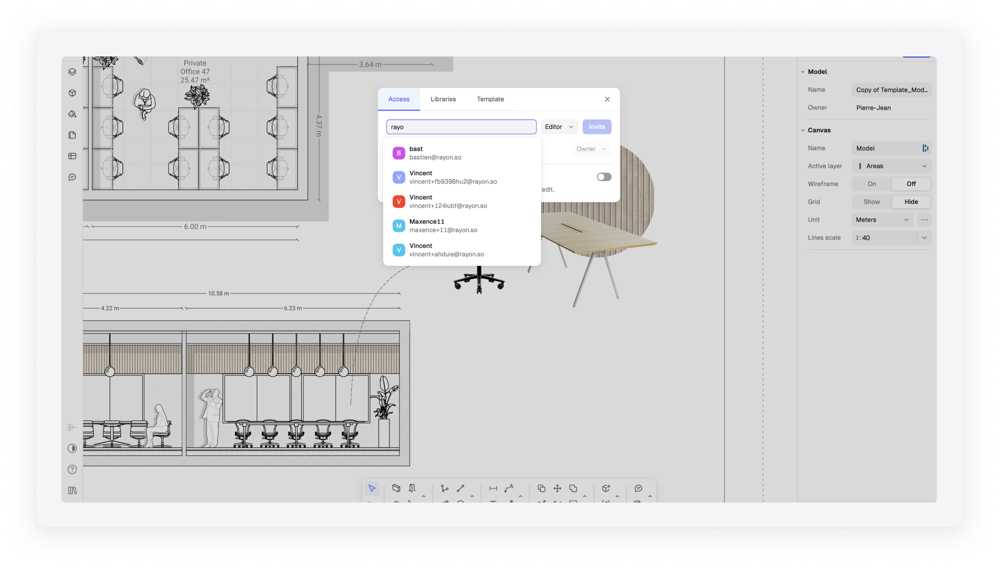 Create stunning mood boards for your design projects. | Rayon