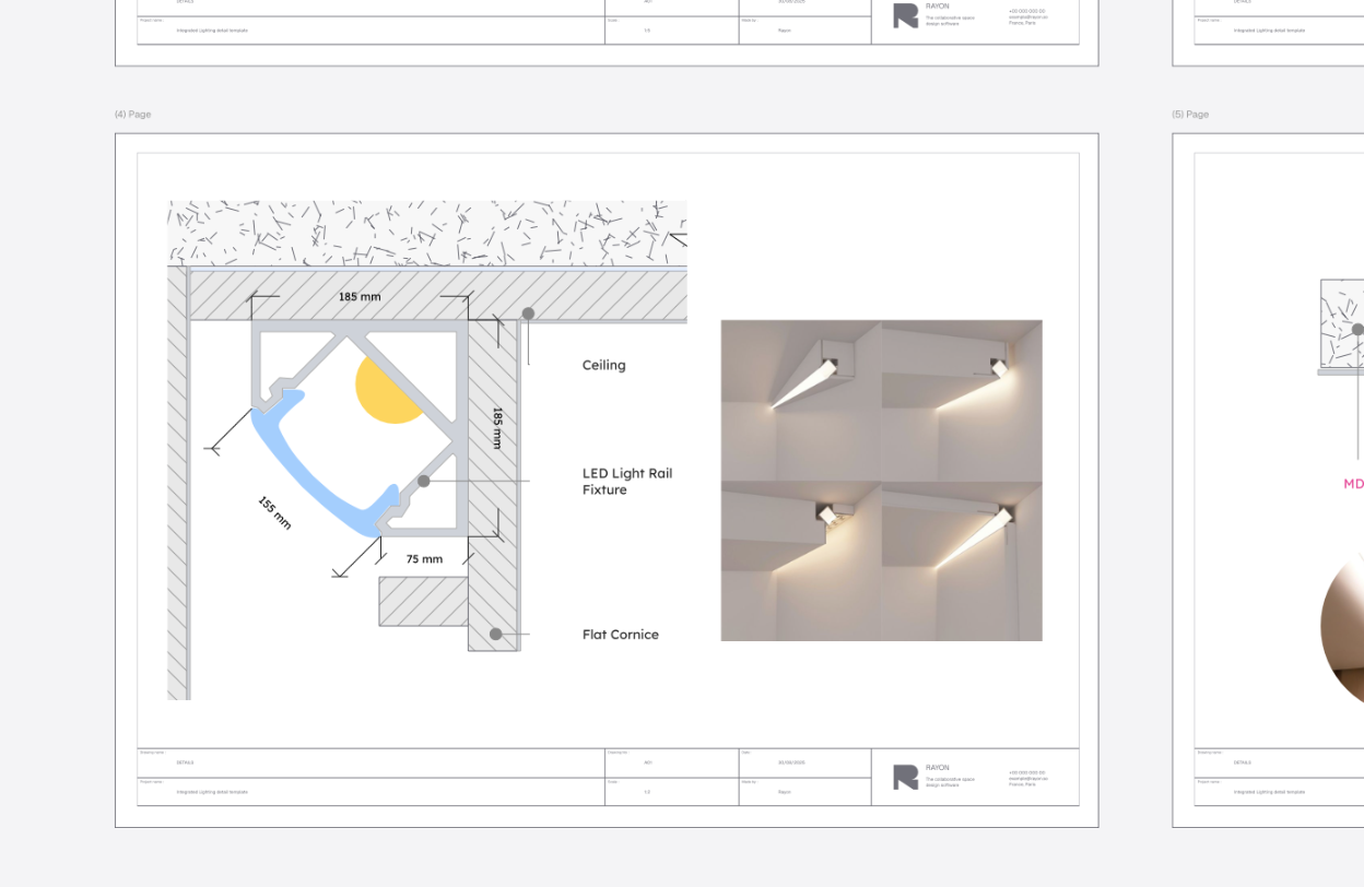Lighting details template | Rayon