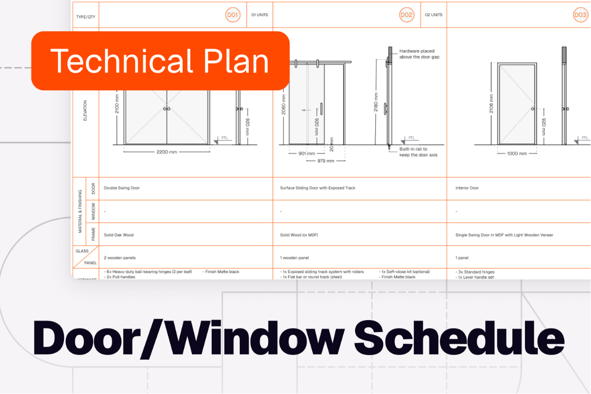 Window & Door Schedule | Rayon