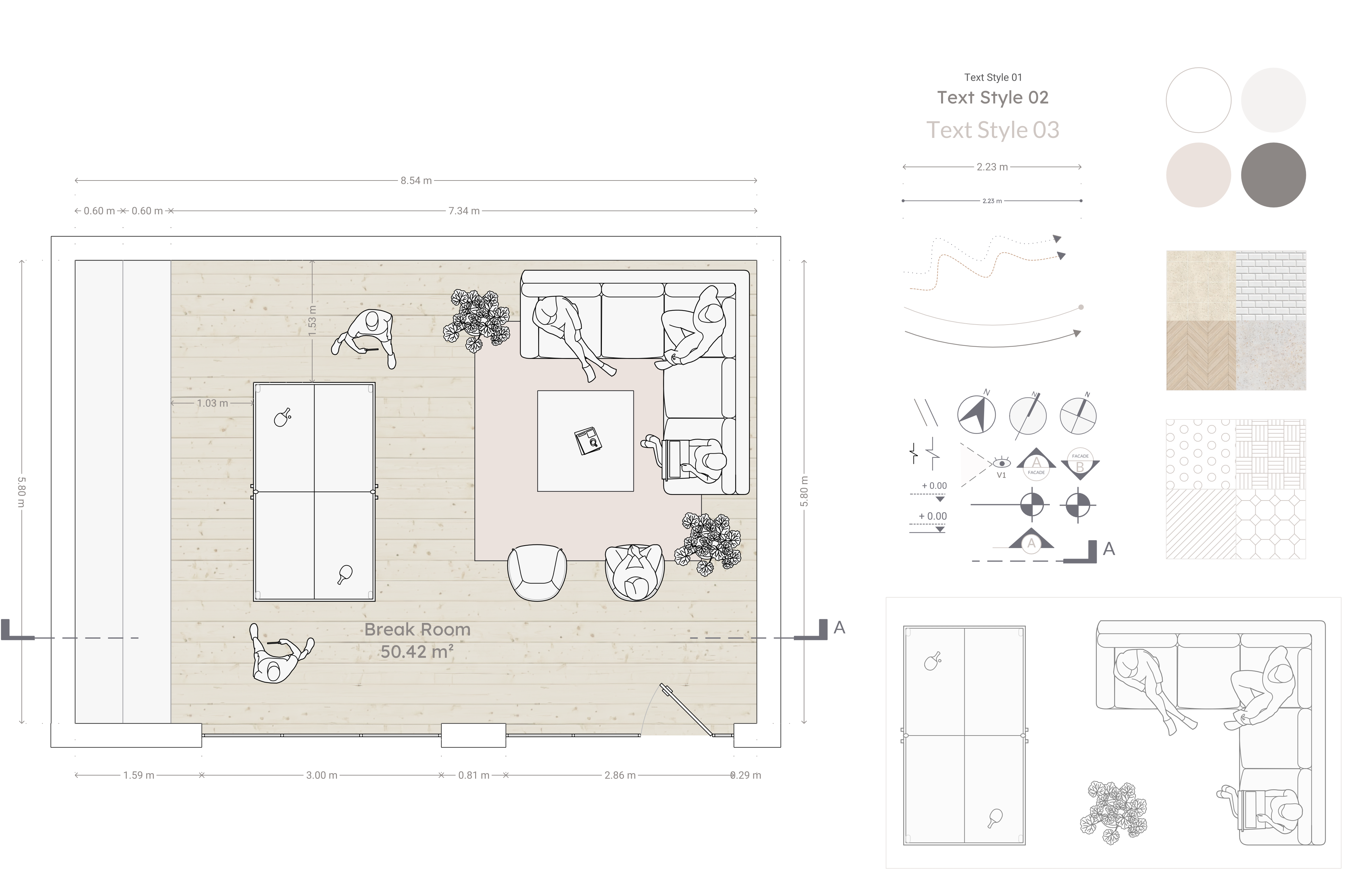 Office Break Room Floor Plan | Rayon