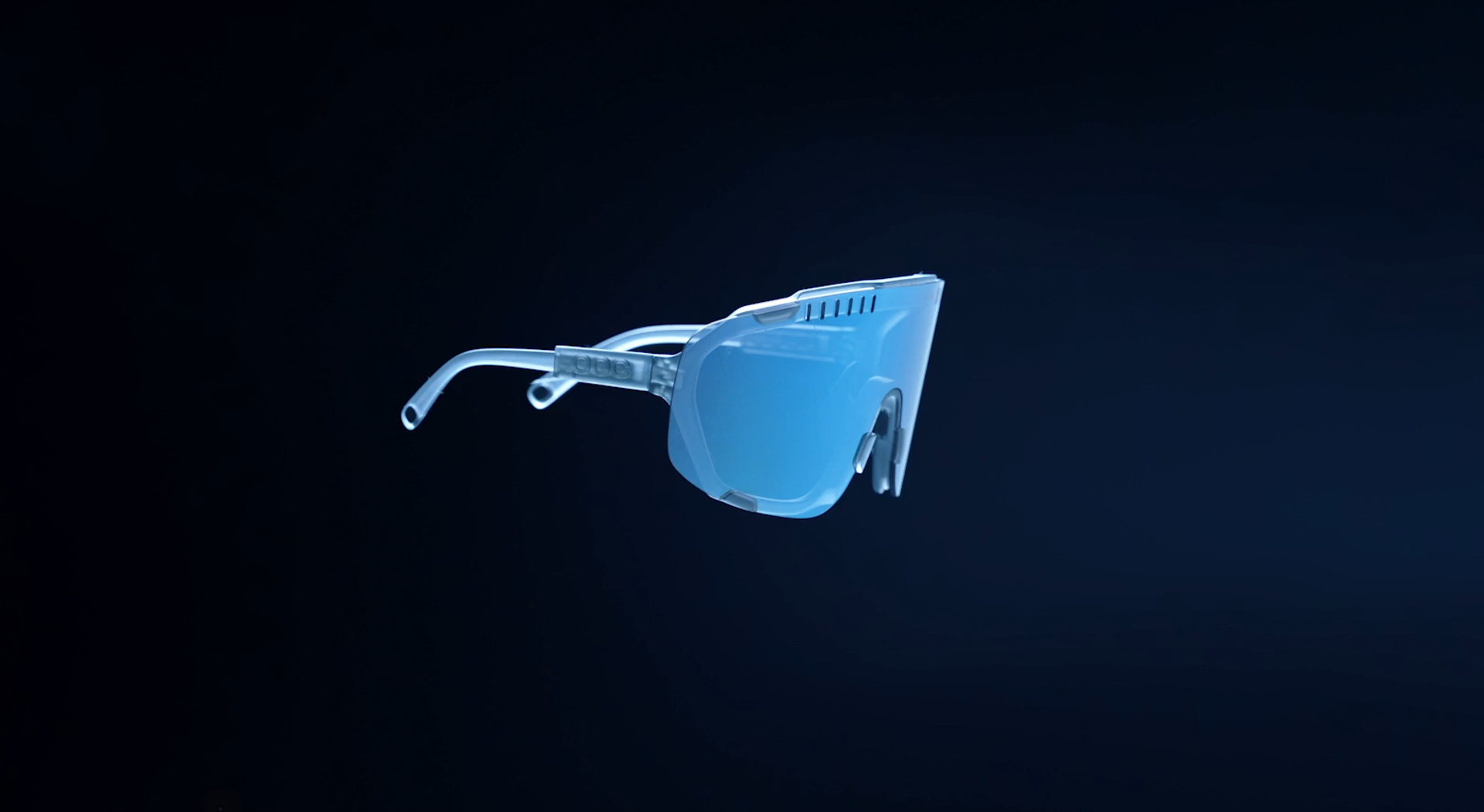 Devour Bike Sunglasses in Transparent Crystal | Cycling Eyewear | POC ...