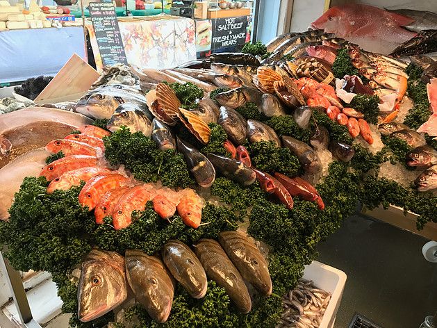 Fin & Flounder, Fishmonger Stand in East London