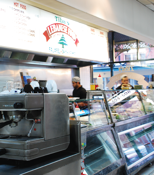 Tiba's Lebanese food on Trippin