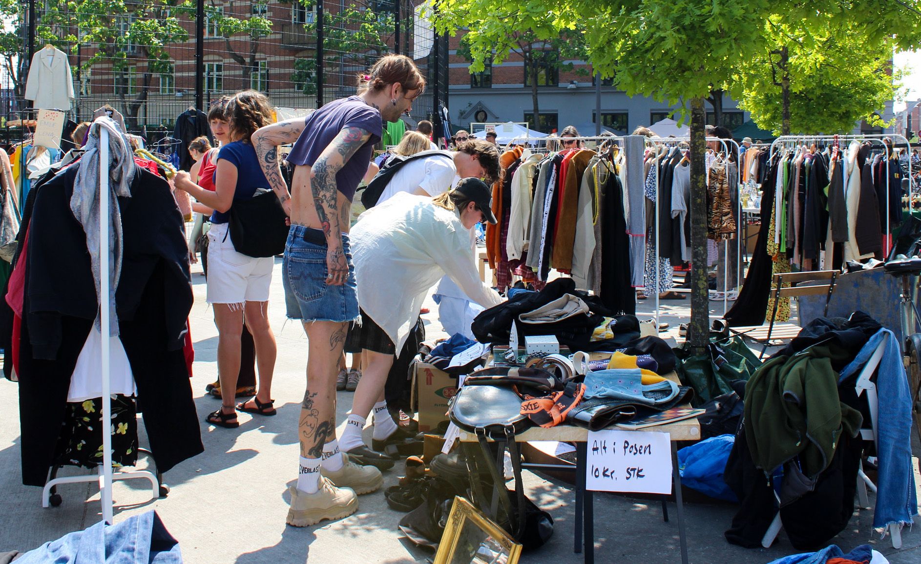 The Green Flea Market, Sustainable Market in Copenhagen, Denmark