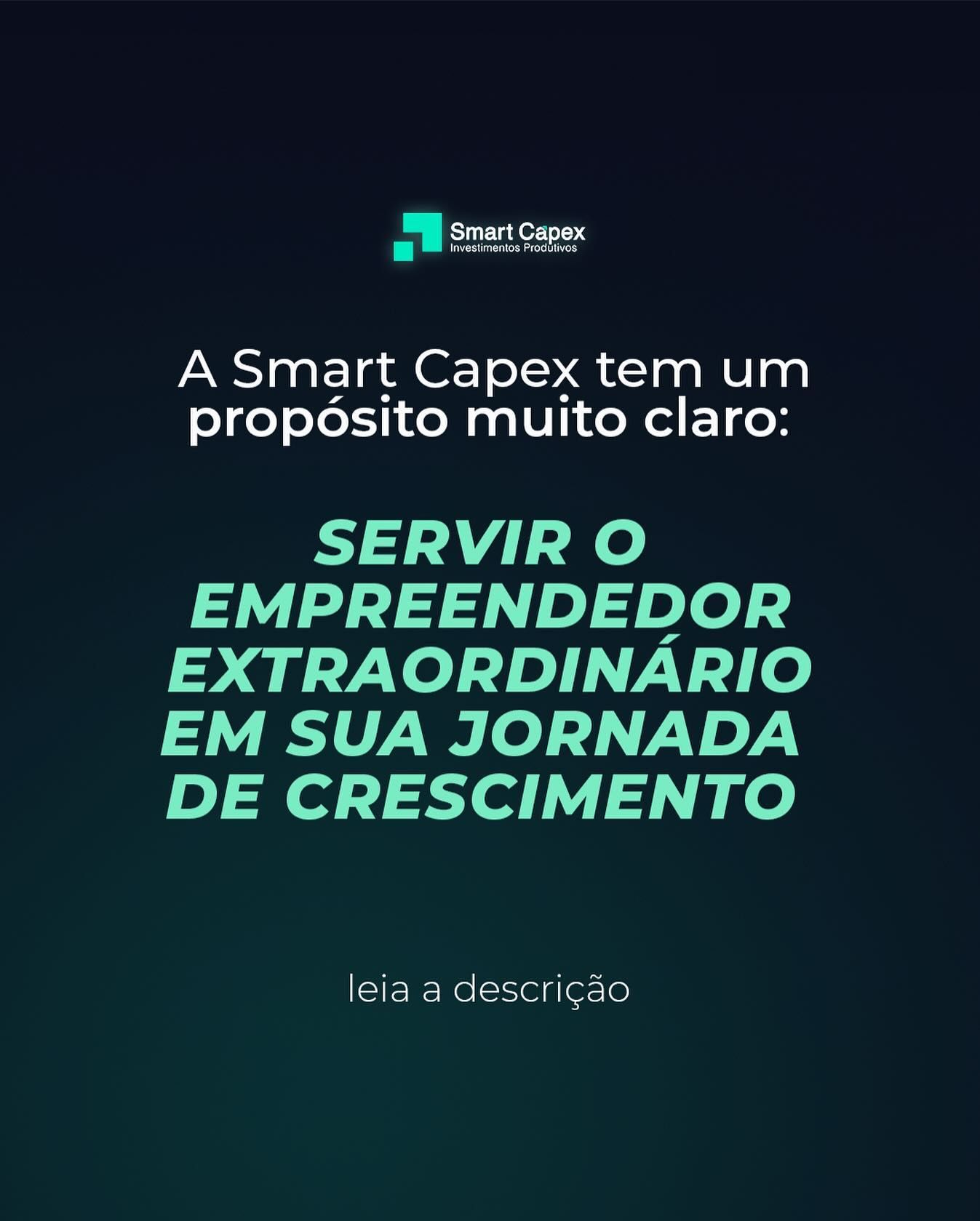 Smart Capex | Investimentos Produtivos