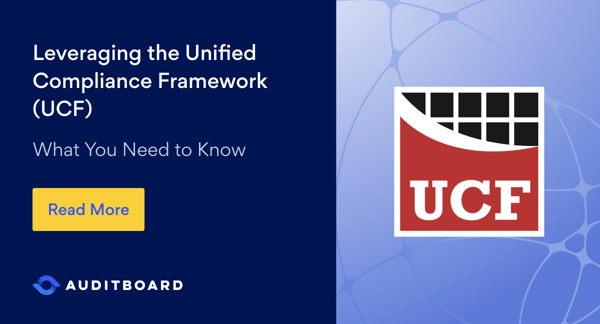 Leveraging the Unified Compliance Framework (UCF)