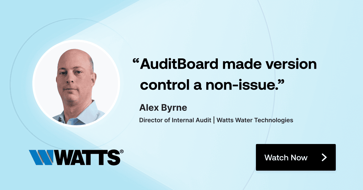 How Watts Water Drives Consistency to Manage Risk Proactively