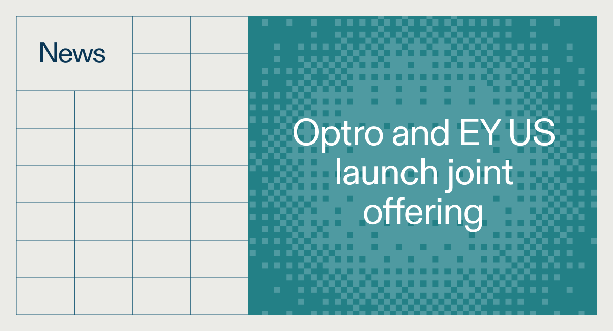 Optro and EY US Launch Joint Offering