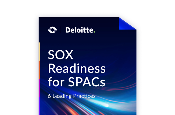 SOX Readiness for SPACS: 6 Leading Practices