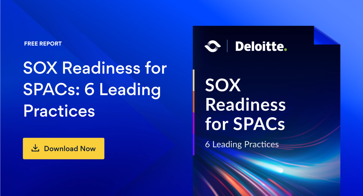 SOX Readiness for SPACS: 6 Leading Practices