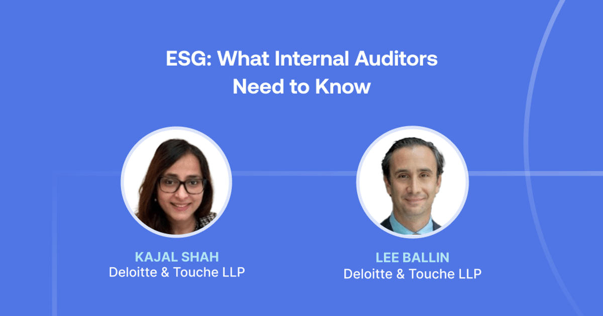 ESG: What Internal Auditors Need to Know