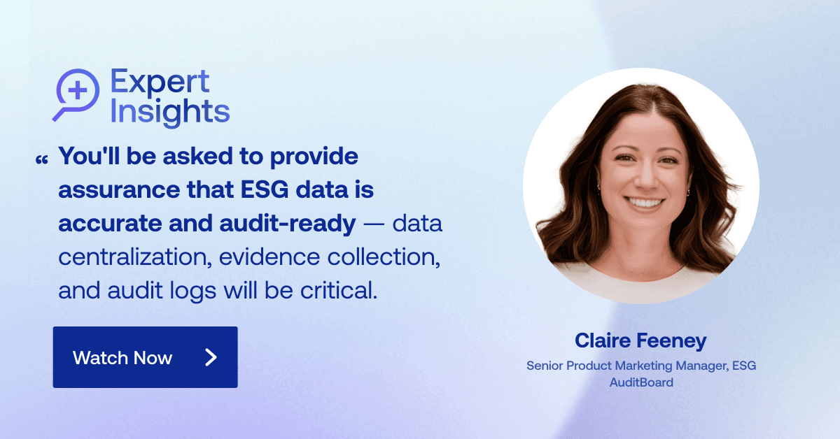 Maturing ESG Program Management